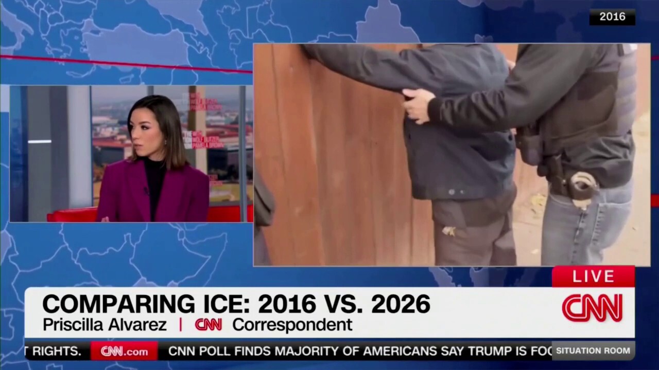 CNN segment revisits viral 2016 clip showing different ICE coverage