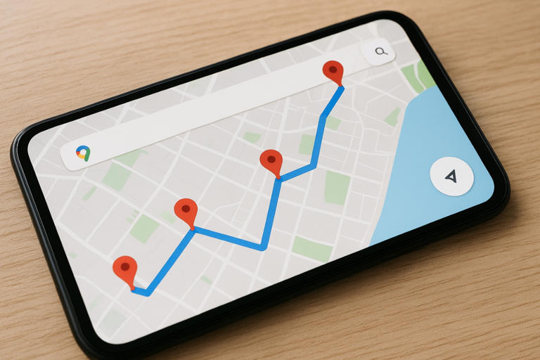 Cómo crear rutas con múltiples paradas en Google Maps