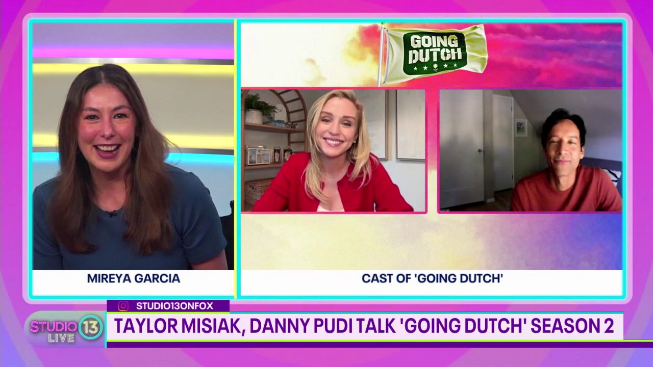 'Going Dutch' stars Taylor Misiak, Danny Pudi tease love triangle in ...