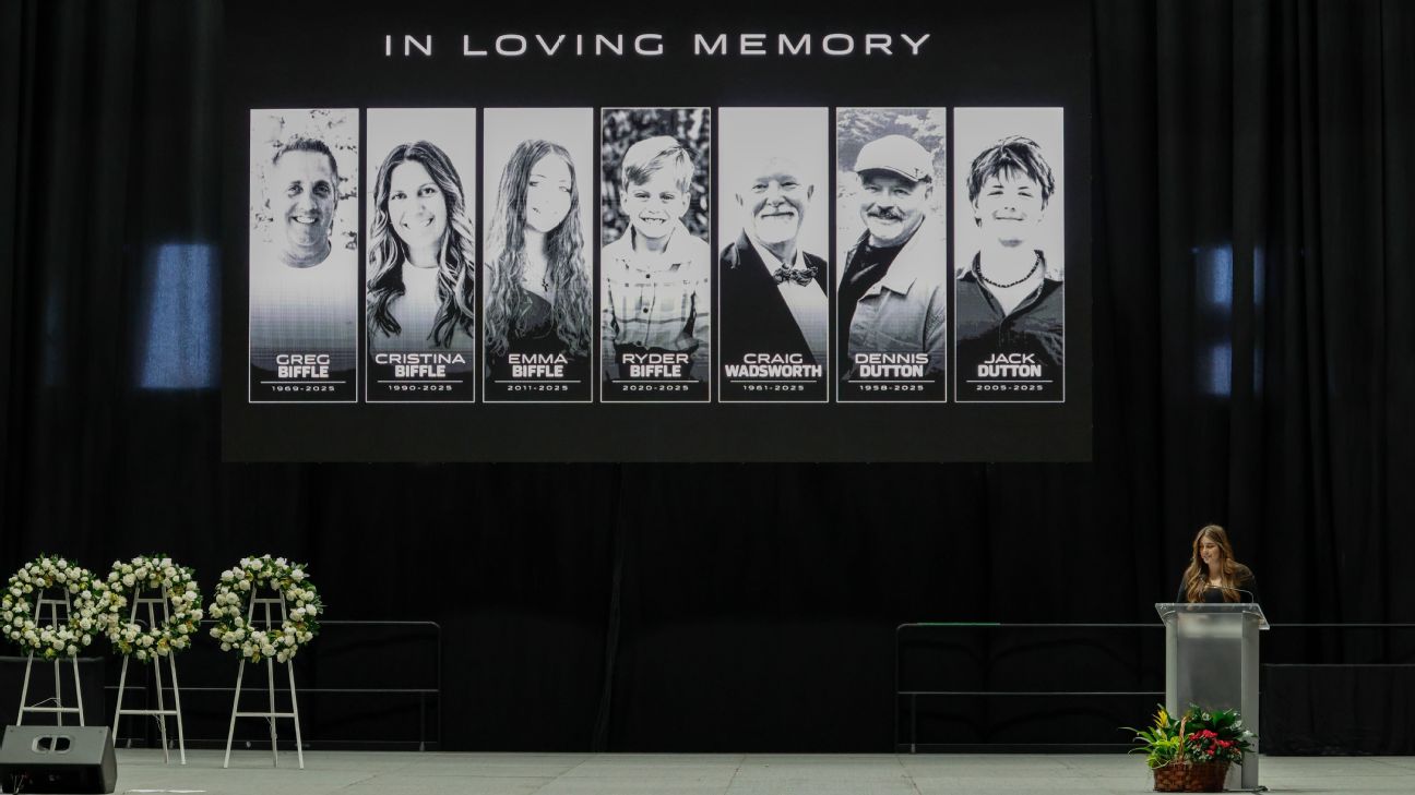 Greg Biffle, family remembered at memorial service