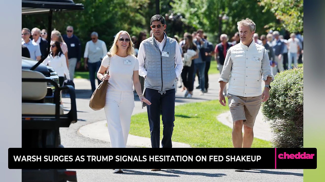 Warsh surges as Trump signals hesitation on Fed shakeup