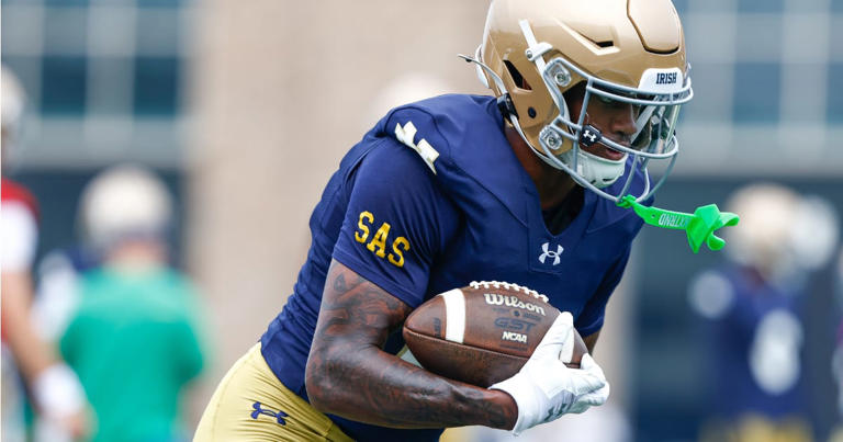 Notre Dame transfer wide receiver Antavious Richardson commits to Auburn