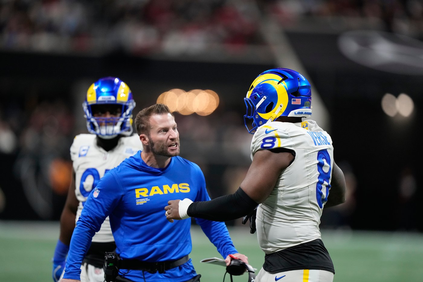 Caleb Williams presents an elusive challenge for Jared Verse, Rams ...