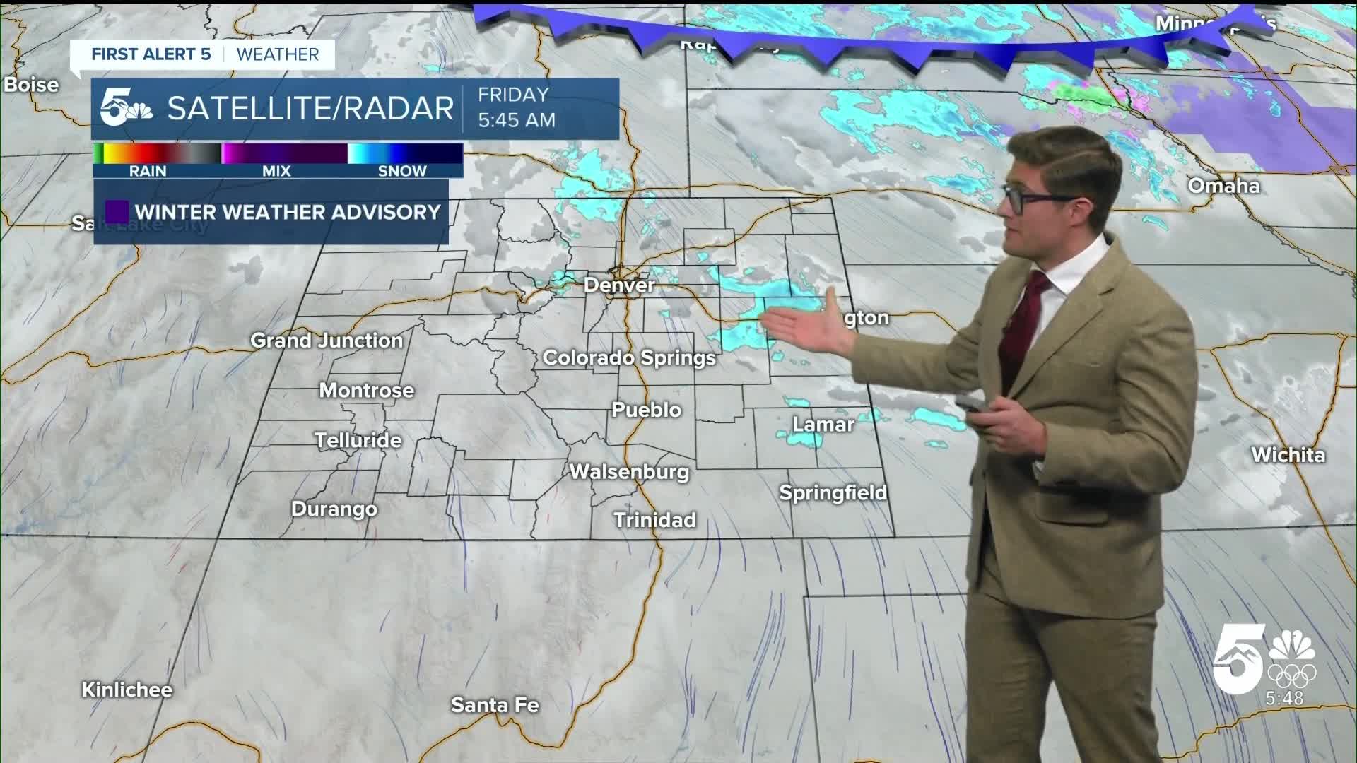Windy and cold on Friday with even more cooling on Saturday for the Broncos