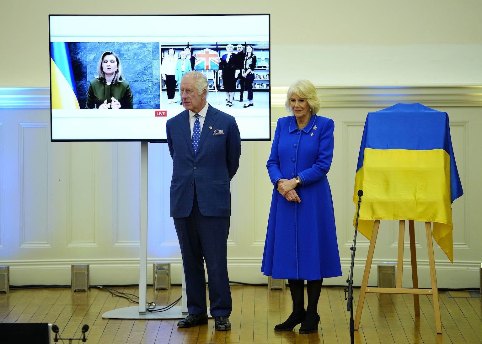 Charles tells Ukraine: 'We stand with you'