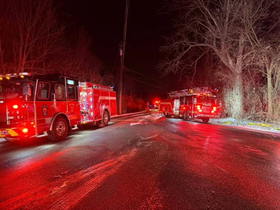Firefighters respond to structure fire in Colchester