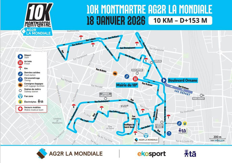 Paris : Pourquoi le « 10k de Montmartre » ne monte pas la rue Lepic ...