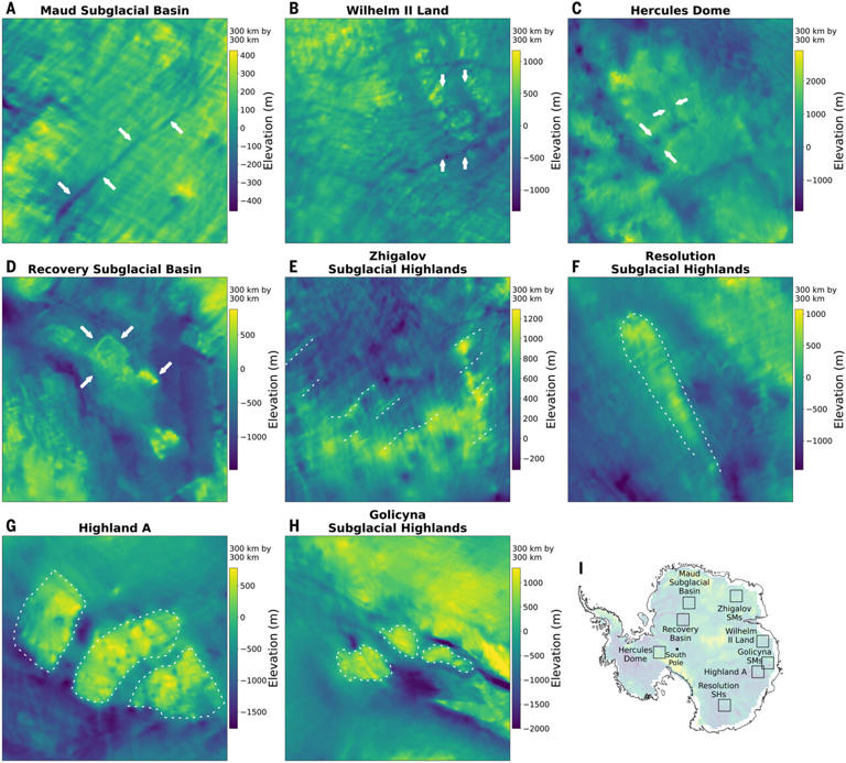 New map reveals a rugged world beneath the Antarctic ice sheet