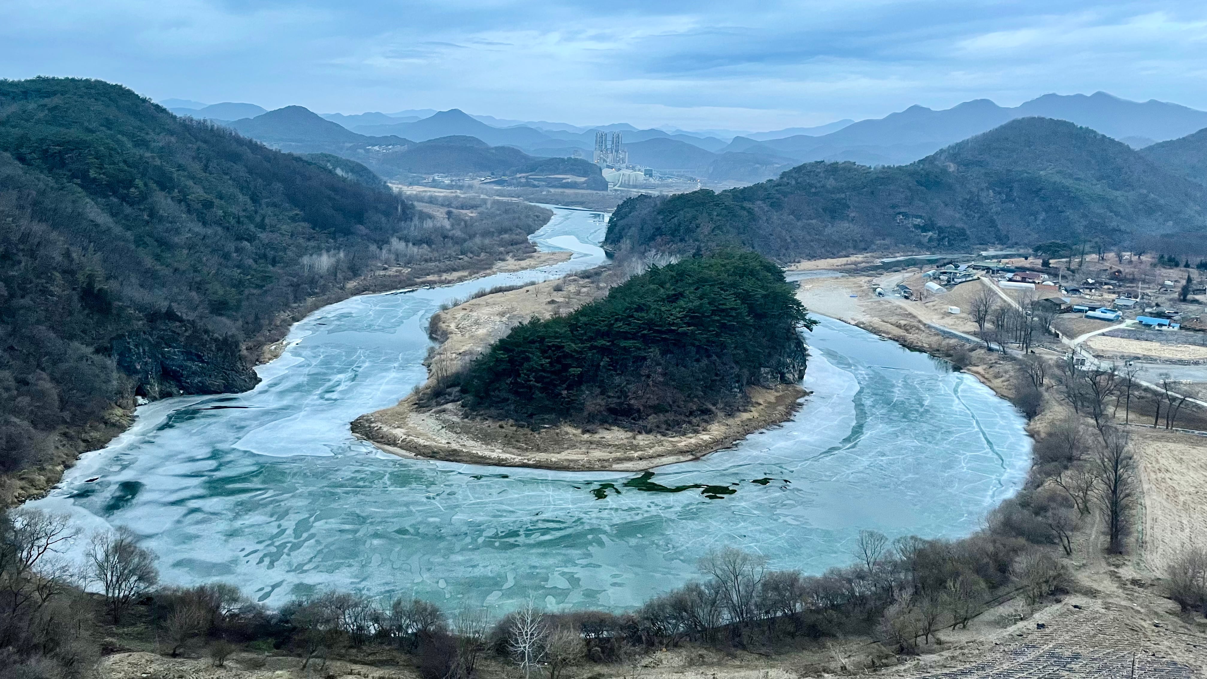 Yeongwol's 'Korean Peninsula' terrain shaped by river