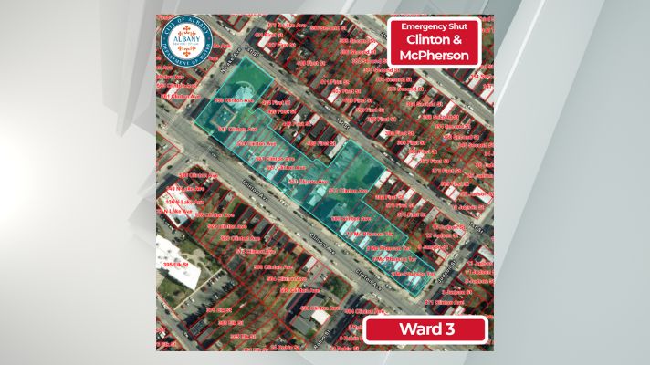 Emergency water shut off for some Albany residences during repair