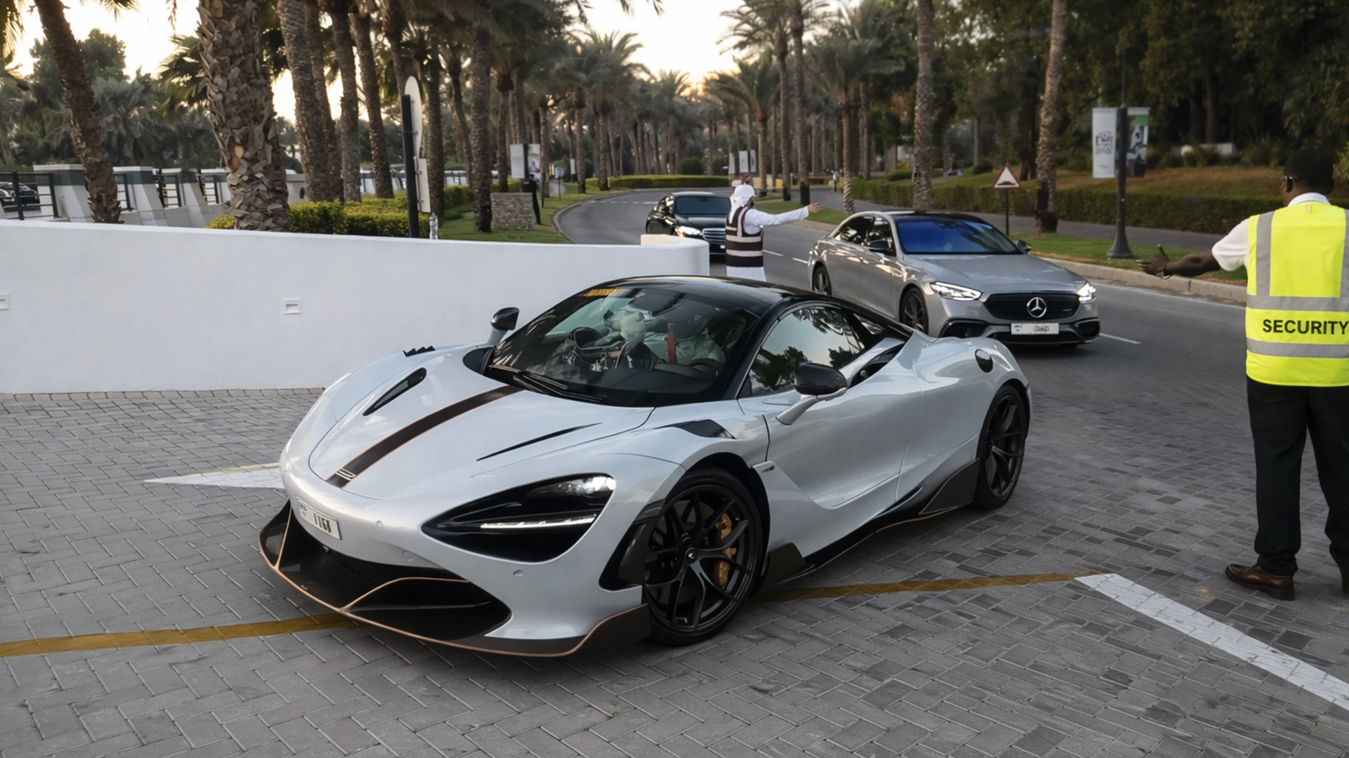 McLaren 720S spotted entering private area