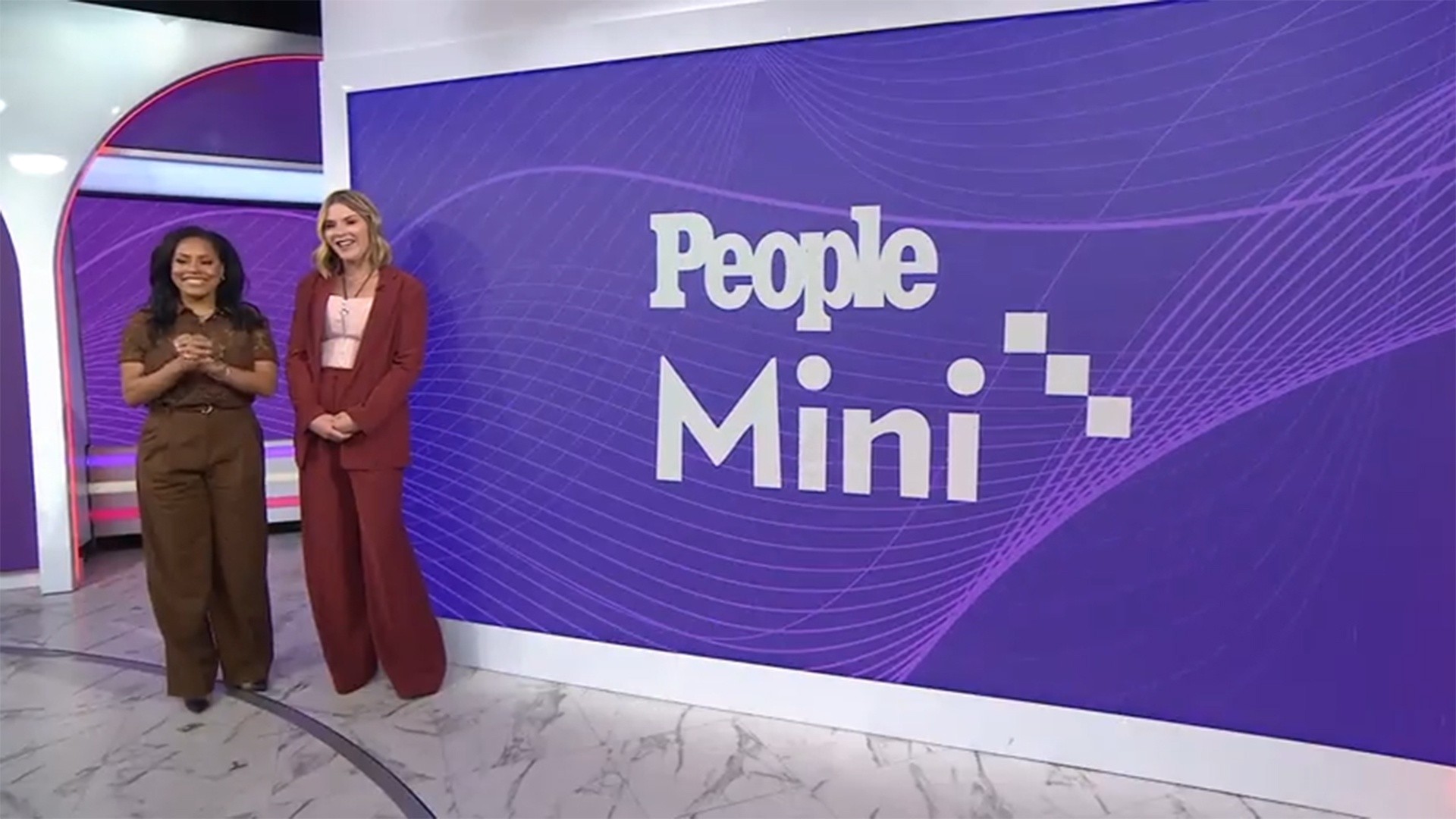 Jenna and Sheinelle play People magazine's new mini crossword