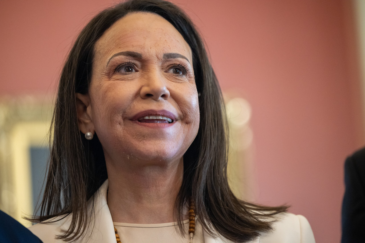 Oppositieleider Machado verwacht ooit president Venezuela te worden ...
