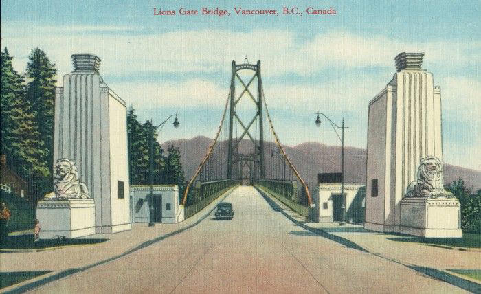 This day in history, 1939: The lions are lifted onto the Lions Gate Bridge