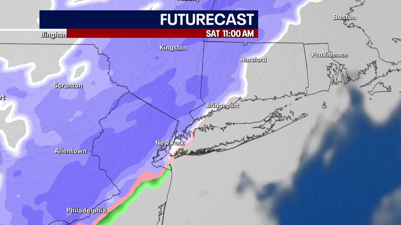 Forecasters tracking two chances for snow this weekend in NYC area