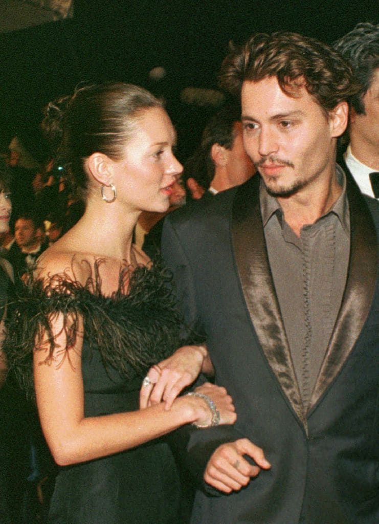 Johnny Depp regaló a Kate Moss este vestido vintage en 1995 y le gustó ...