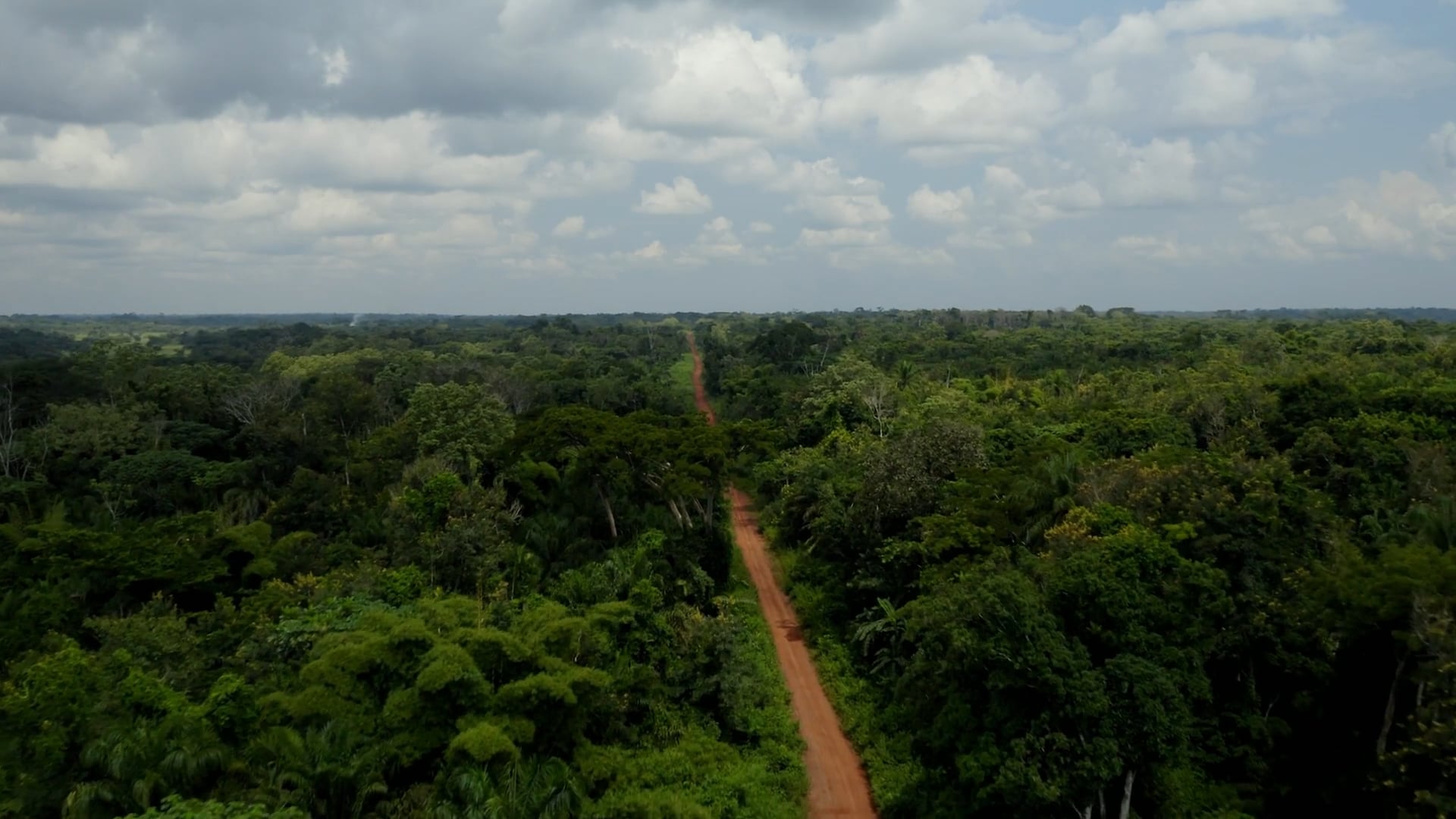 The Congo: Drone flight over the second-largest African country