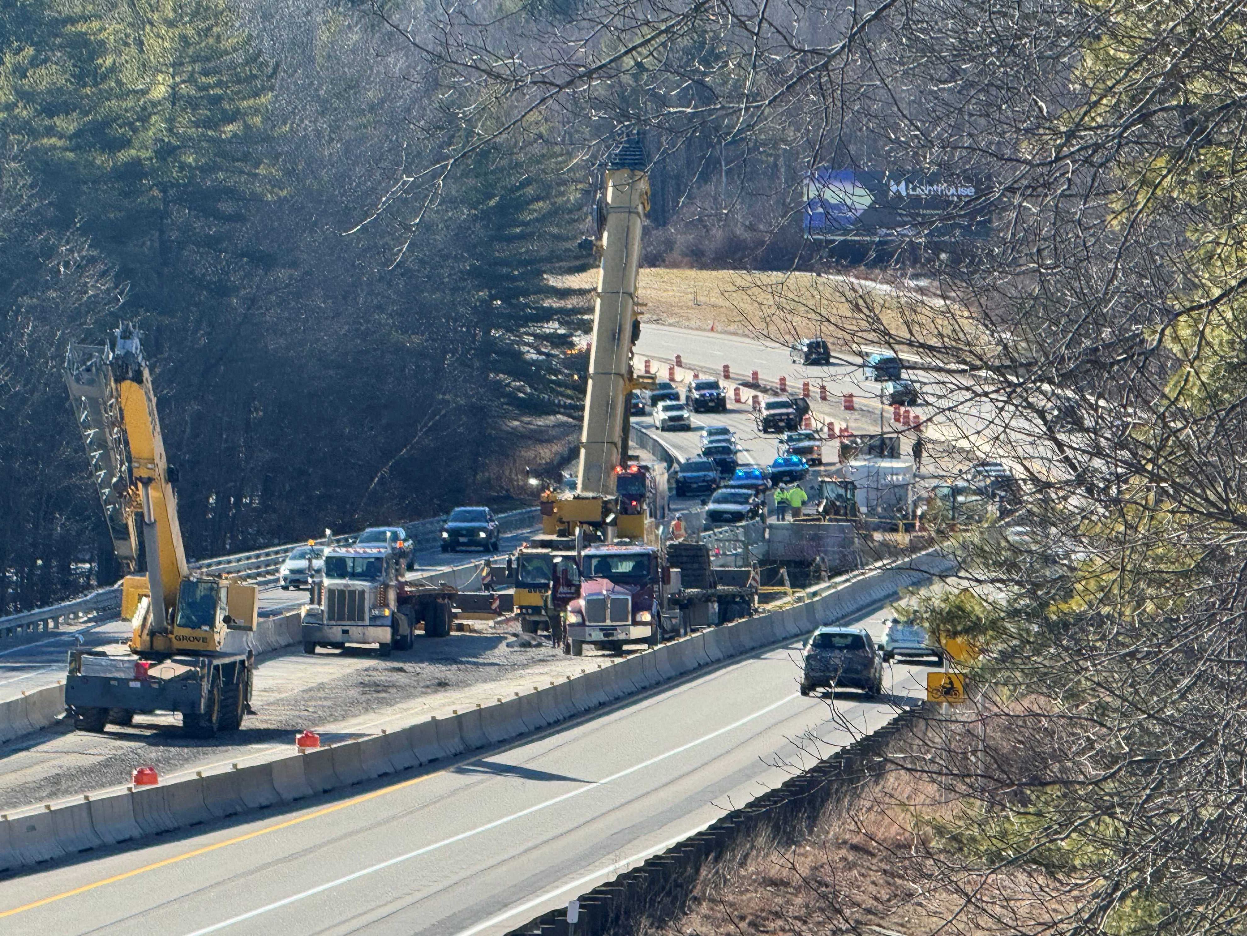 Crash in work zone causes delays on Spaulding Turnpike in Dover