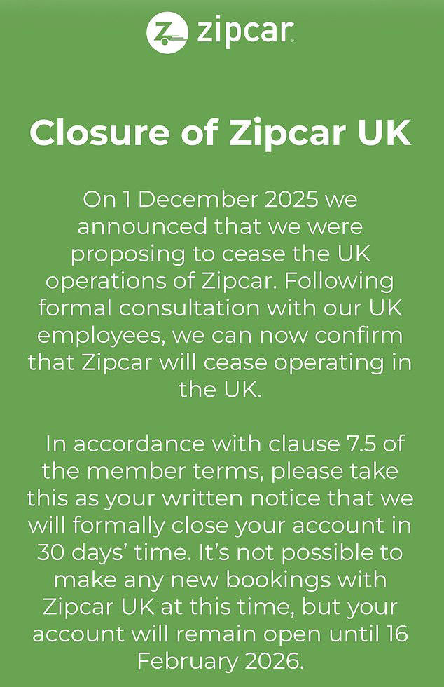 Zipcar leaves the UK, abandoning 650,000 members: Sadiq Khan condemned ...