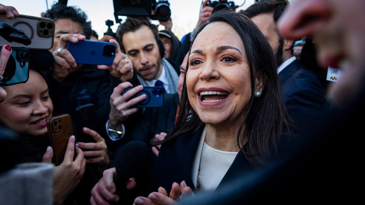 Après avoir donné sa médaille à Trump : Machado dit qu'elle sera élue ...