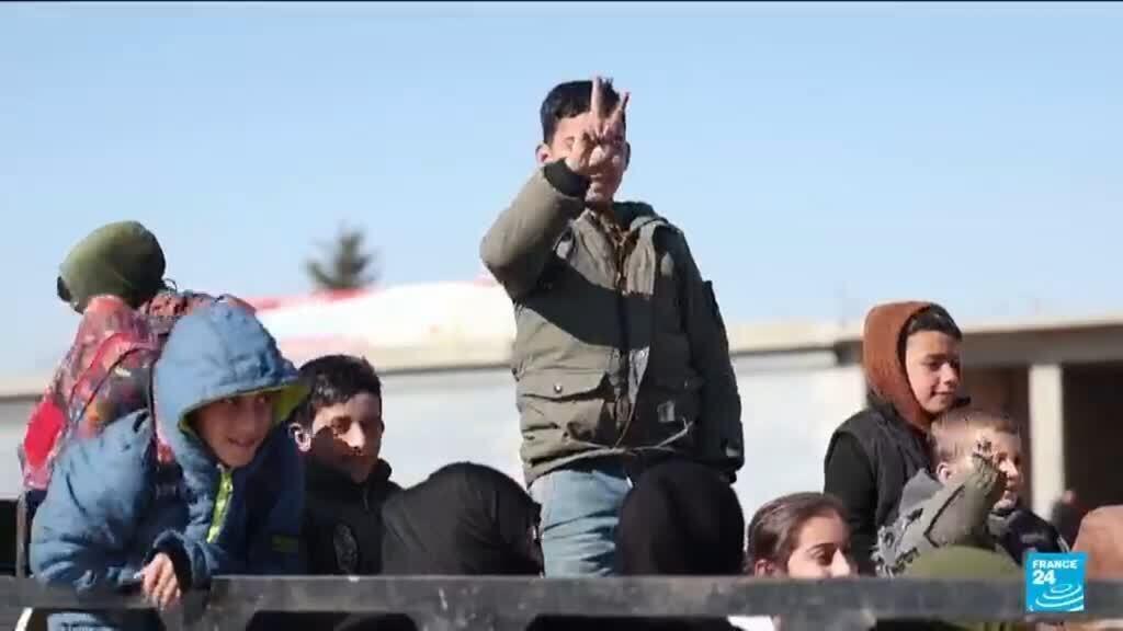 Civilians flee Kurdish-held region in northern Syria ahead of army deadline