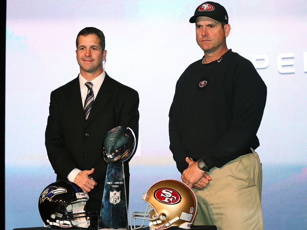 All about NFL coach brothers John and Jim Harbaugh (who have faced each ...