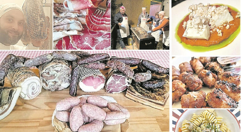 Perle dai porci, è ora della “pista”: salsicce, capicollo, coppe ...