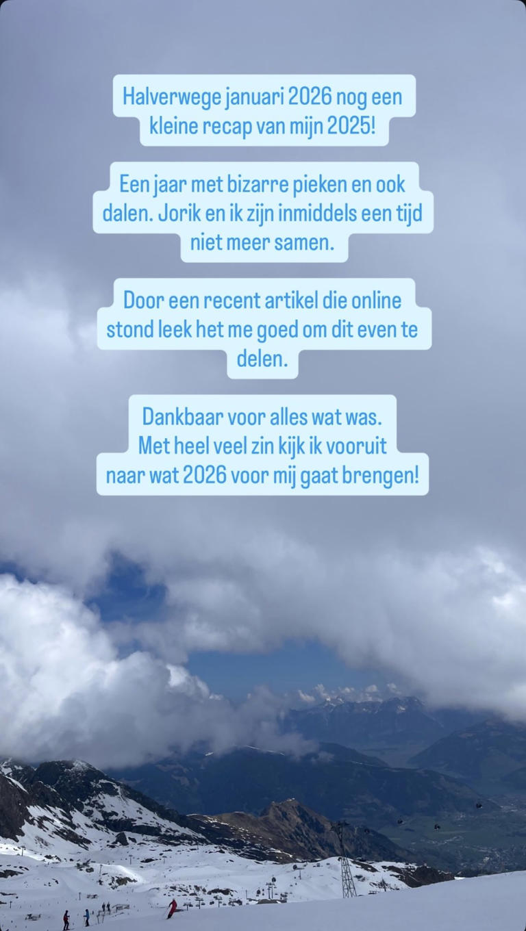 Jorik en Marilou uit Winter vol liefde uit elkaar: 'Dankbaar voor alles ...