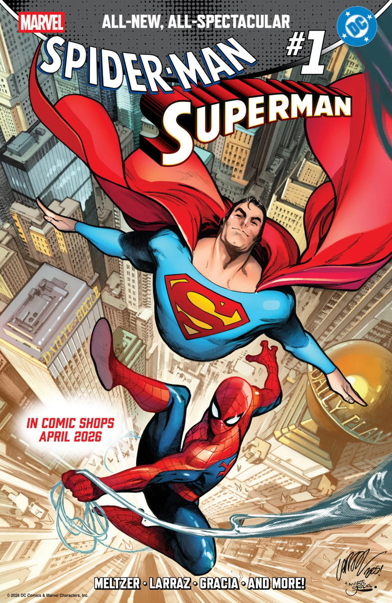 Marvel and DC are doing Spider-Man vs. Superman again, and the covers ...