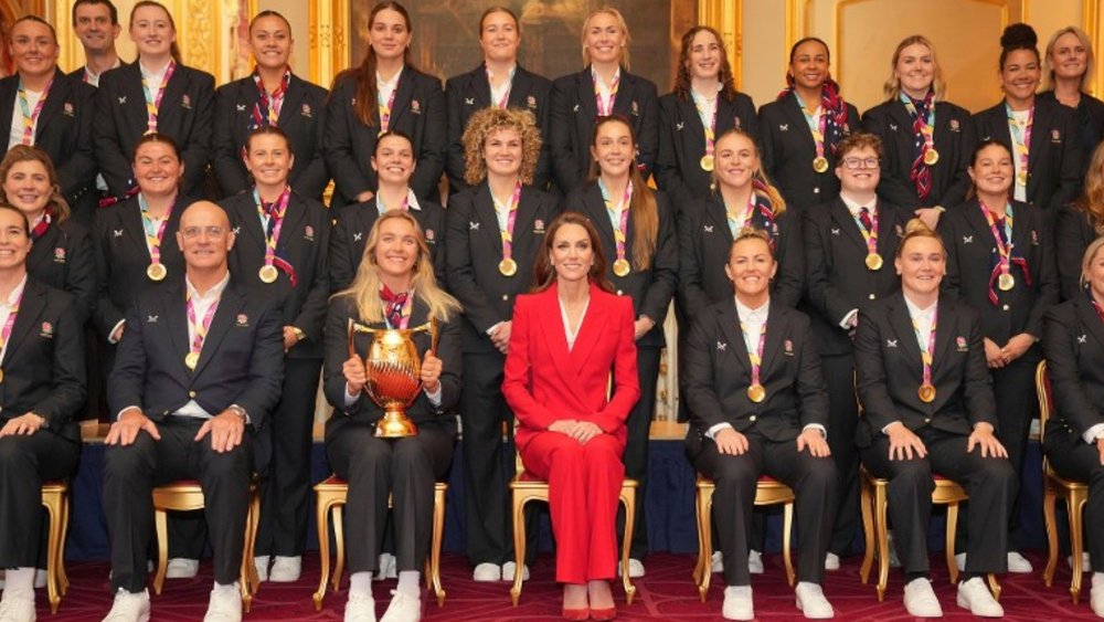 Princess Kate celebrates rugby heroines at Windsor Castle