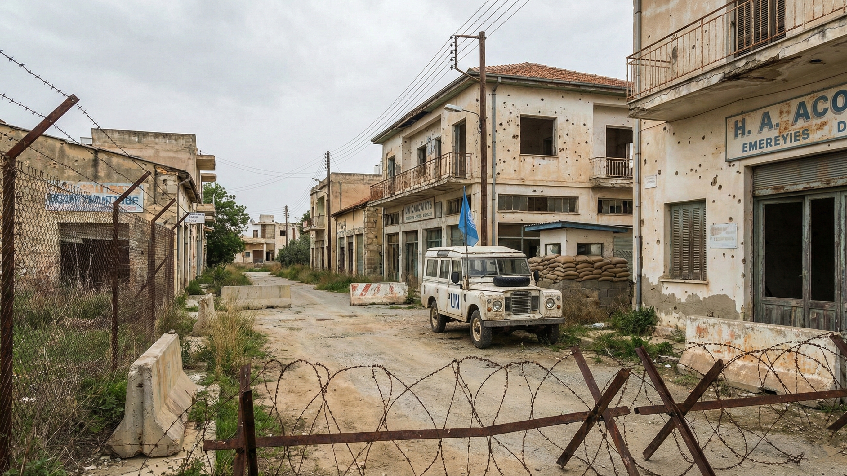 The border in Europe that still feels like a war zone