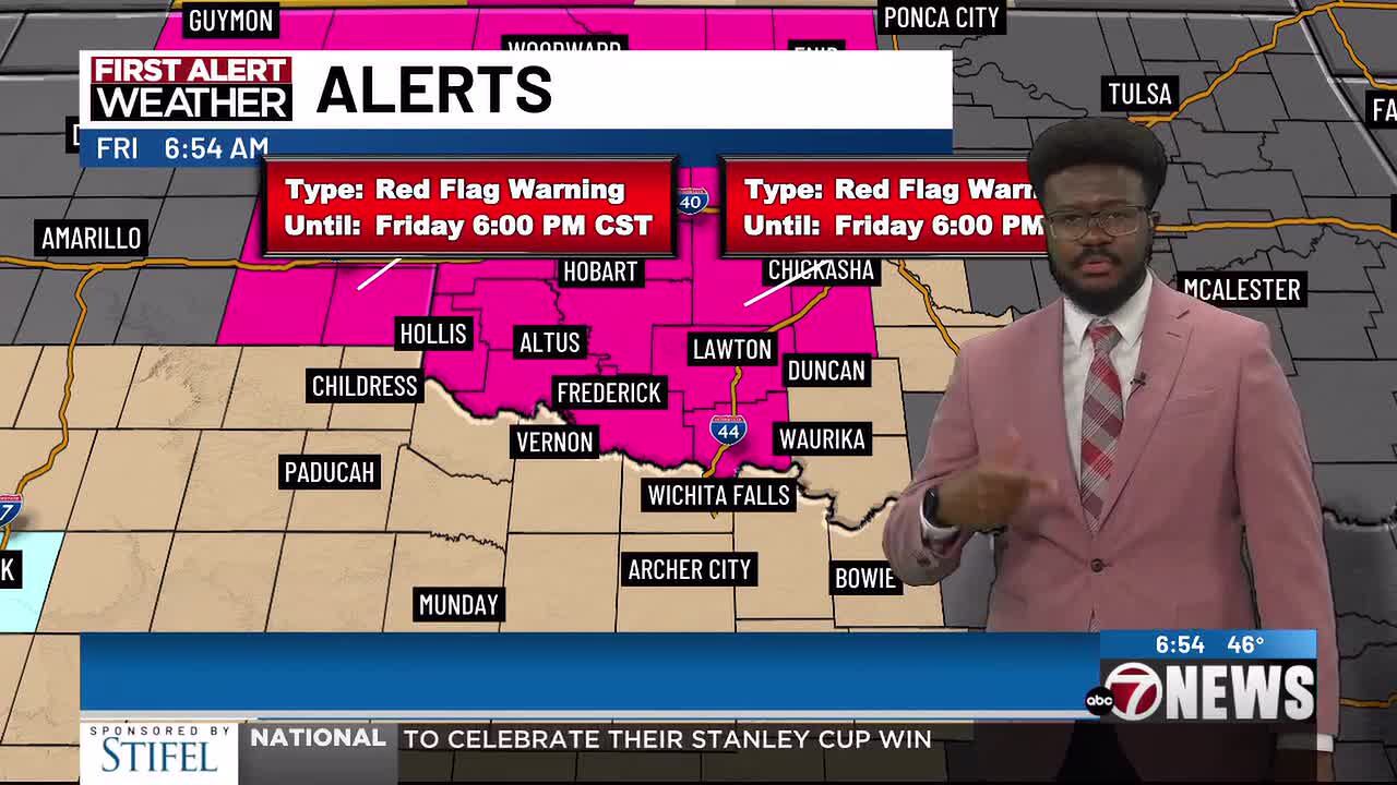 Red flag warnings and wind advisories in place today with a critical ...
