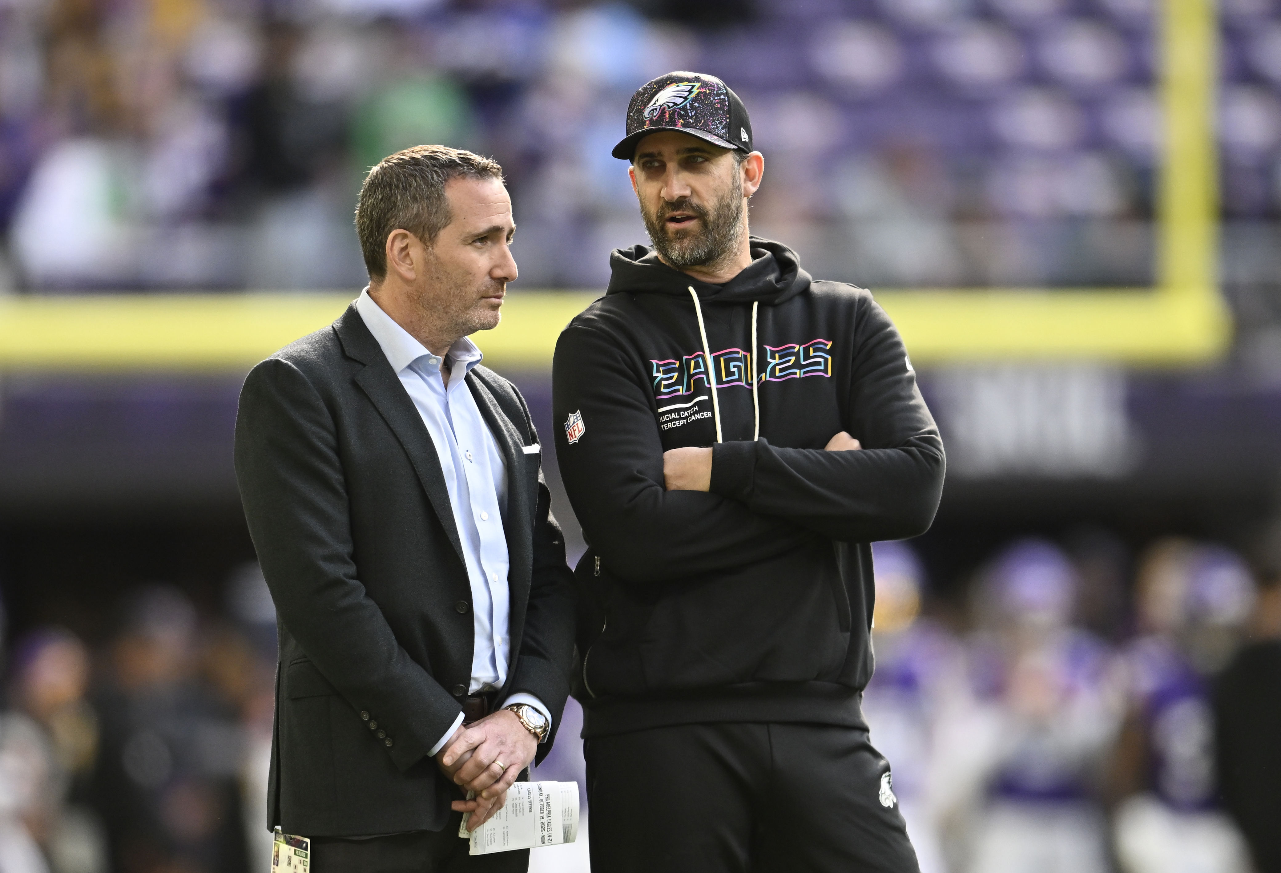 Howie Roseman, Nick Sirianni explain approach to Eagles offensive ...