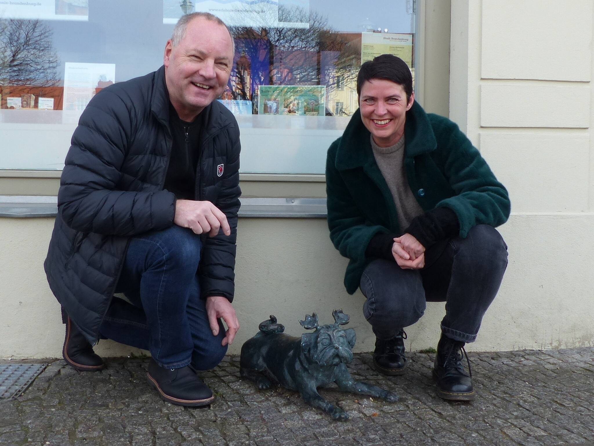 Der Waldmops als Ampelmännchen: Brandenburg an der Havel startet Initiative