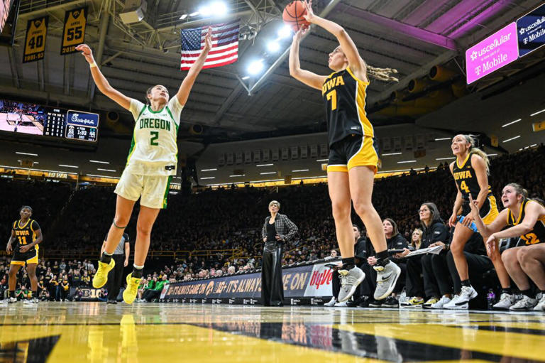 Photo gallery: Iowa women’s basketball vs Oregon