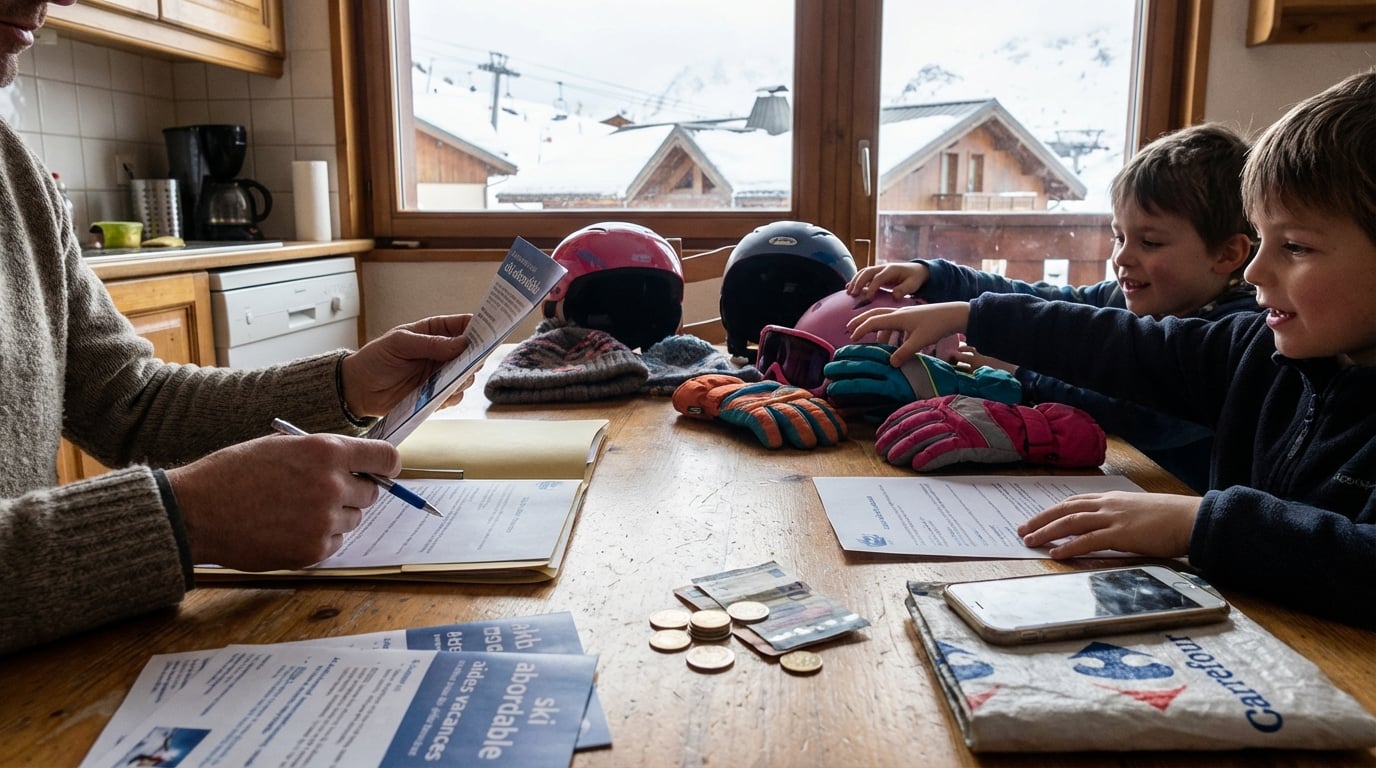 Partir au ski sans se ruiner : les aides CAF et chèques-vacances à ...