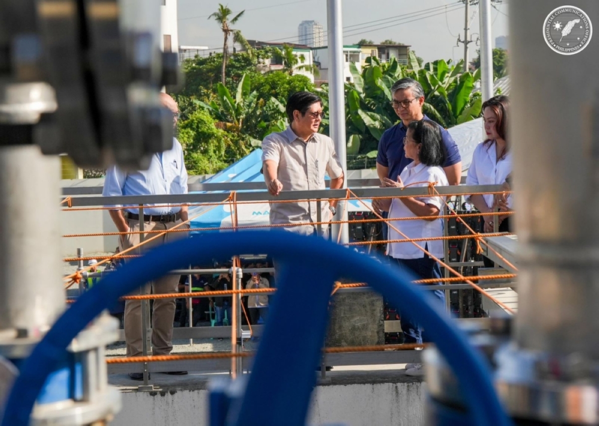 Marcos opens mega sewage Mandaluyong treatment plant
