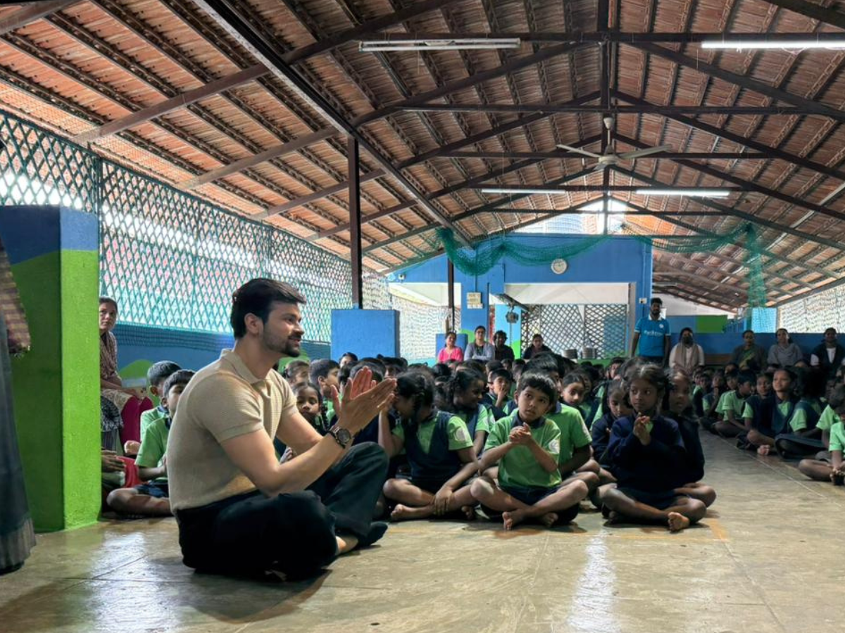 Mr India World 2025 Shevam Singh visits Parikrma Humanity Foundation
