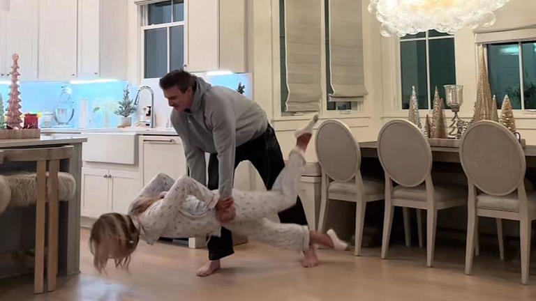 Lane Kiffin’s daughter Landry does insane acrobatic pose with bf, LSU’s ...