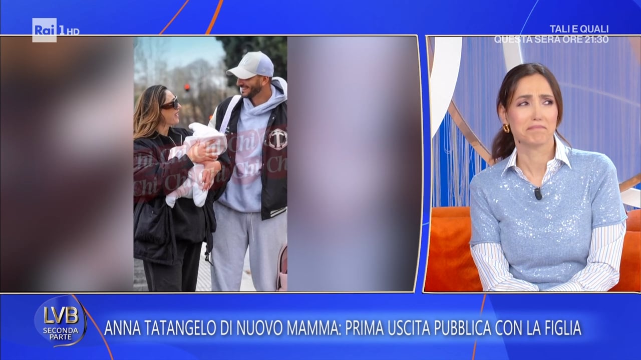 Anna Tatangelo, la prima uscita pubblica con la figlia Beatrice - La ...