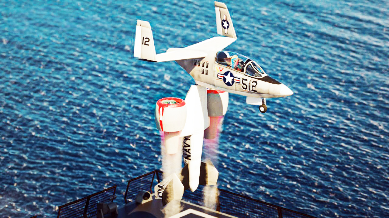 The Navy jet that could fold itself to land