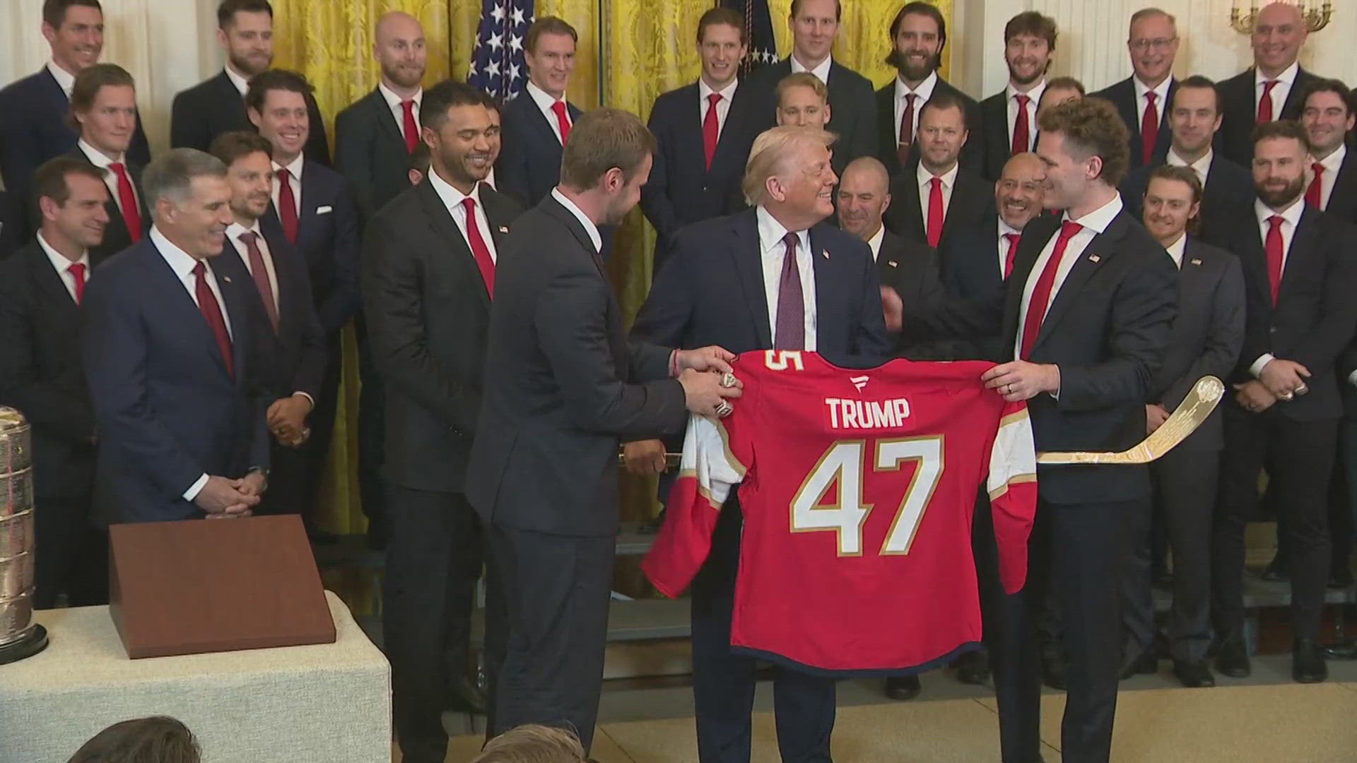 St. Louis native Matthew Tkachuk at the White House