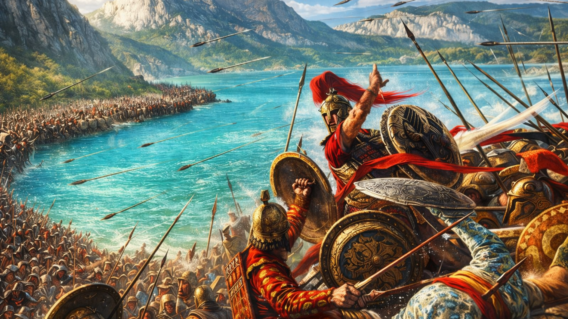 Thermopylae 480 BC, why a narrow pass and 300 Spartans stood between ...