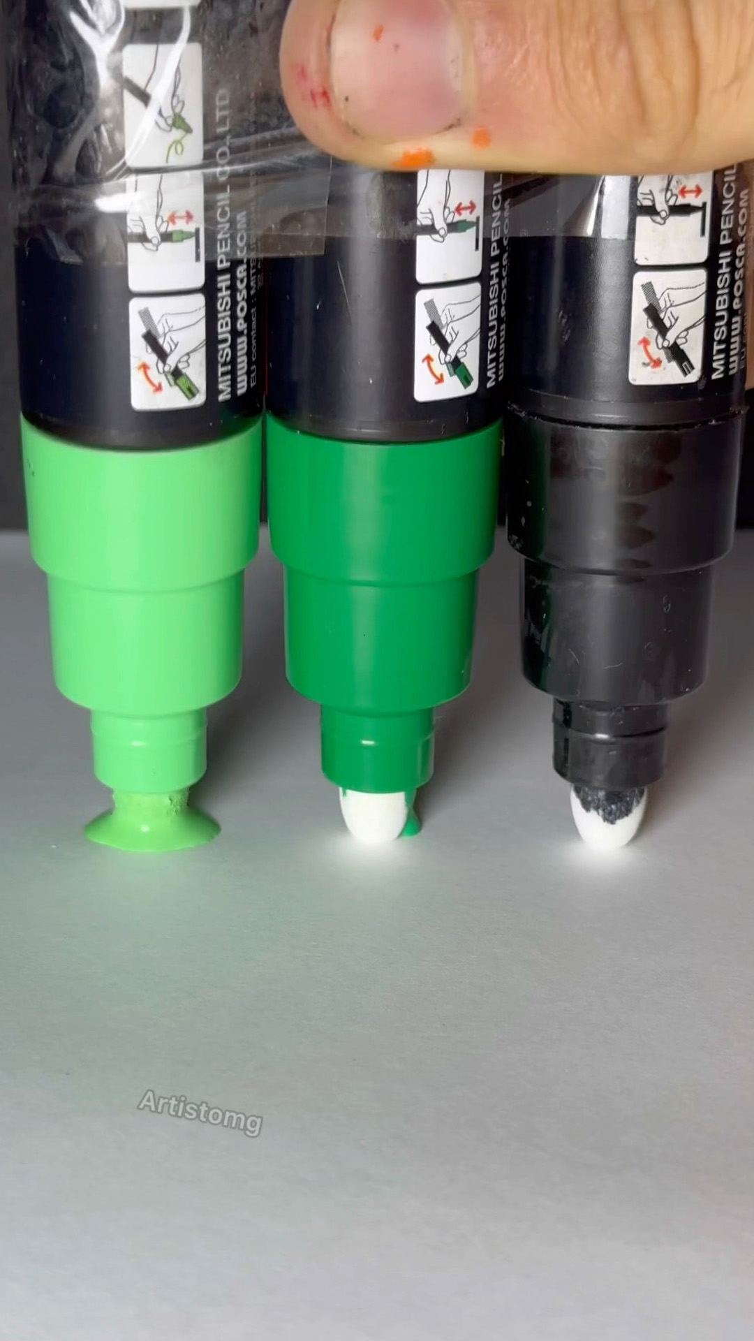 Comparing herb-inspired paint marker colors