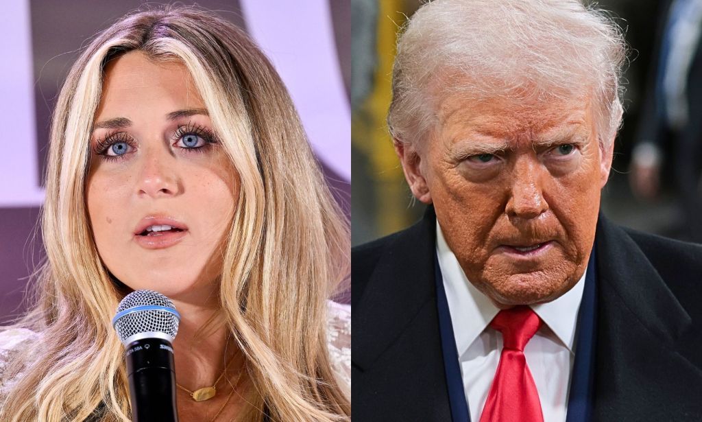 Riley Gaines won’t stop talking about Donald Trump’s testosterone levels