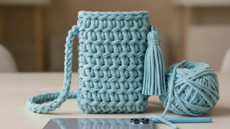 Stilvoller Smartphone-Begleiter: So häkelst du eine Handytasche