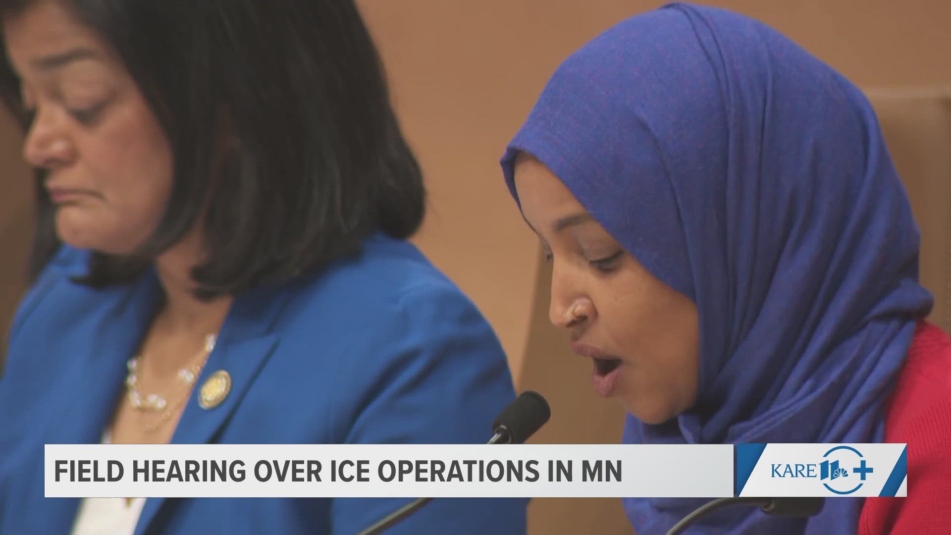 Rep. Ilhan Omar calls Trump’s ICE actions unlawful at Minnesota field ...