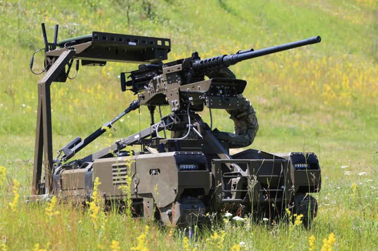 Gun-toting robot dubbed 'the real Terminator' repels Russians army on ...