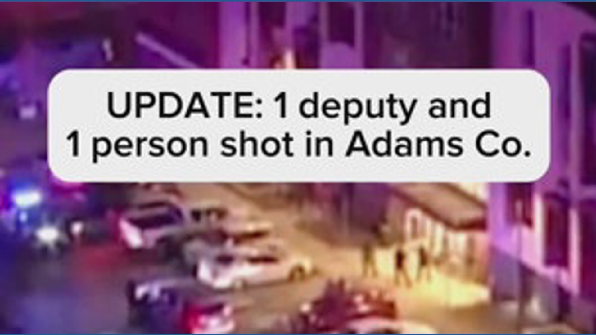 2 people, including deputy, injured in Adams County shooting