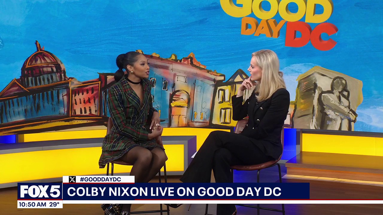 Colby Natasha Nixon live on Good Day DC
